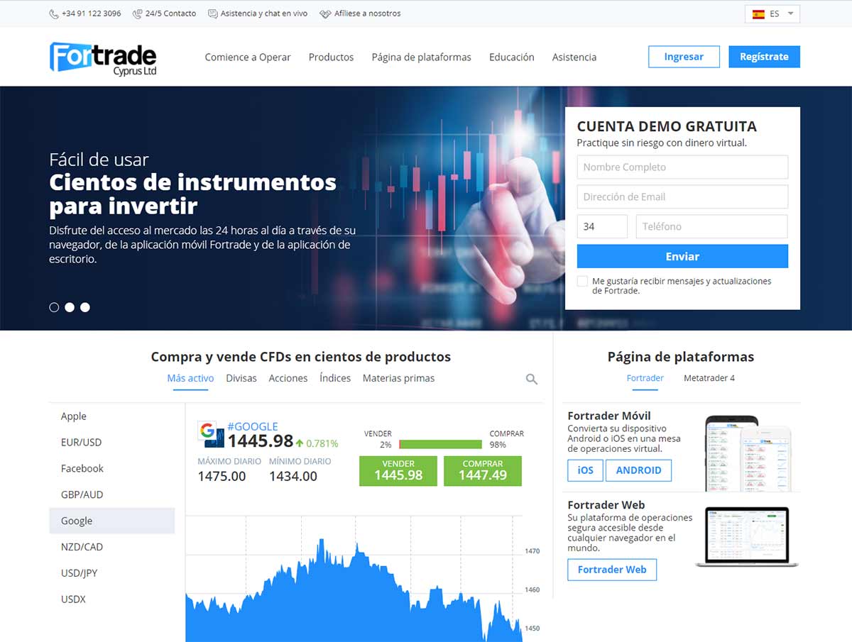 Fortrade: opiniones y reseña 2020. ¿Es fiable? - ReviForex