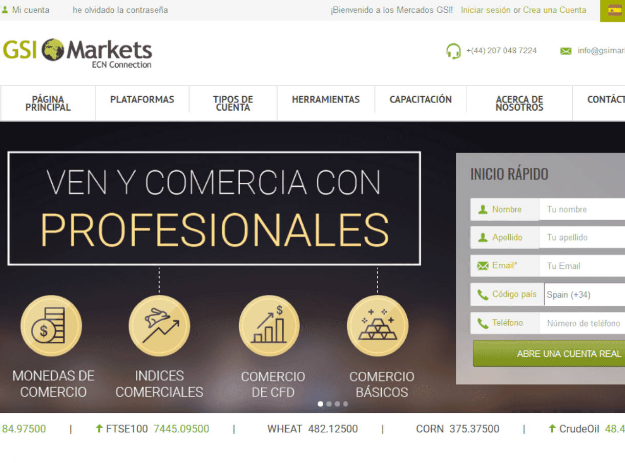 GSI Markets: opiniones y reseña 2022. ¿Es fiable? - ReviForex