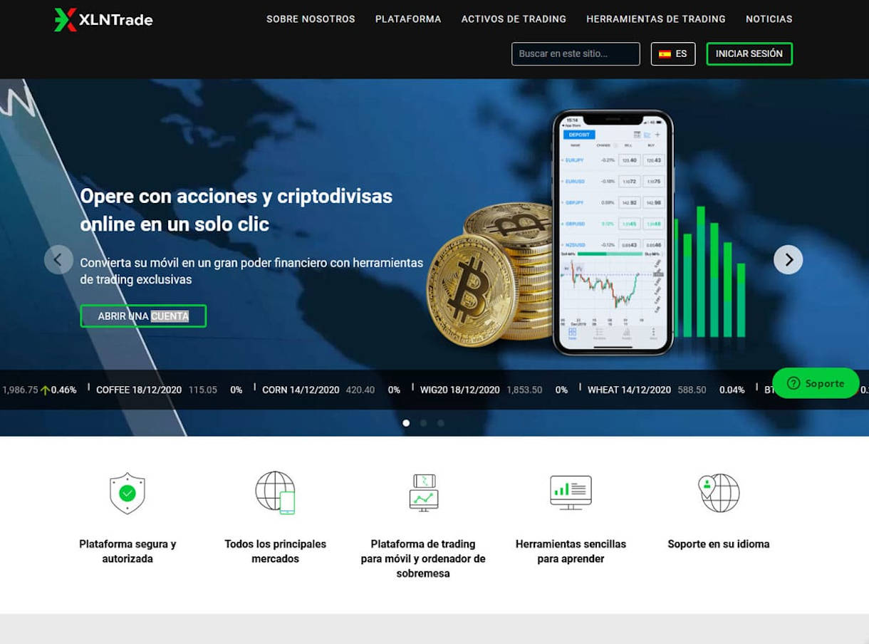 XLNTrade: opiniones y reseña 2022. ¿Es fiable? - ReviForex