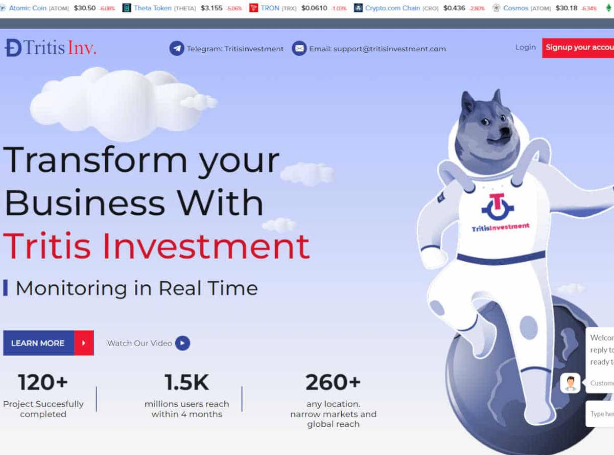 Tritis Investment: opiniones y reseña 2022. ¿Es fiable? - ReviForex