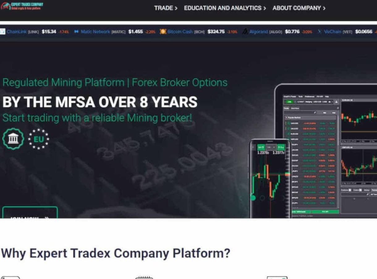 Expert Tradex Company: opiniones y reseña 2022. ¿Es fiable? - ReviForex