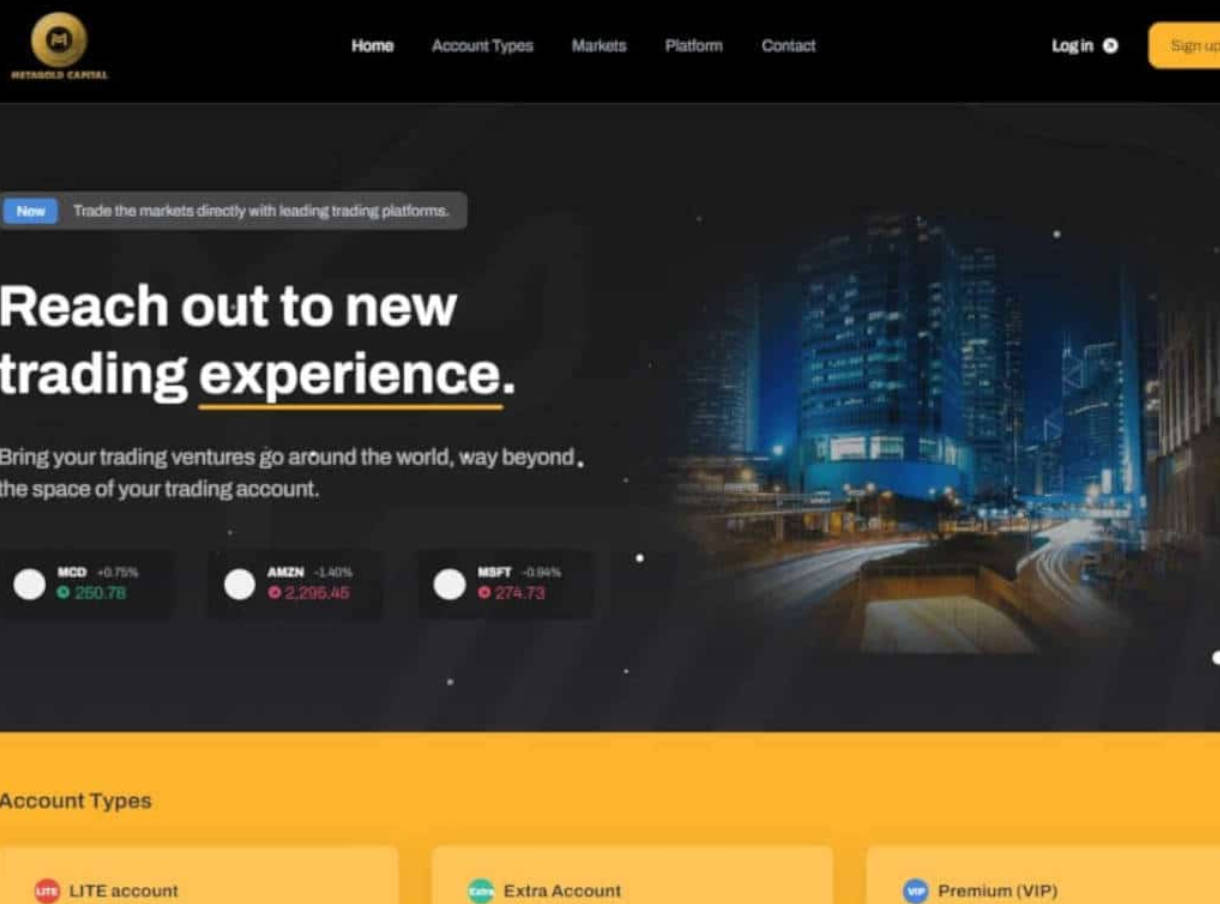 Meta Gold Capital: opiniones y reseña 2022. ¿Es fiable? - ReviForex