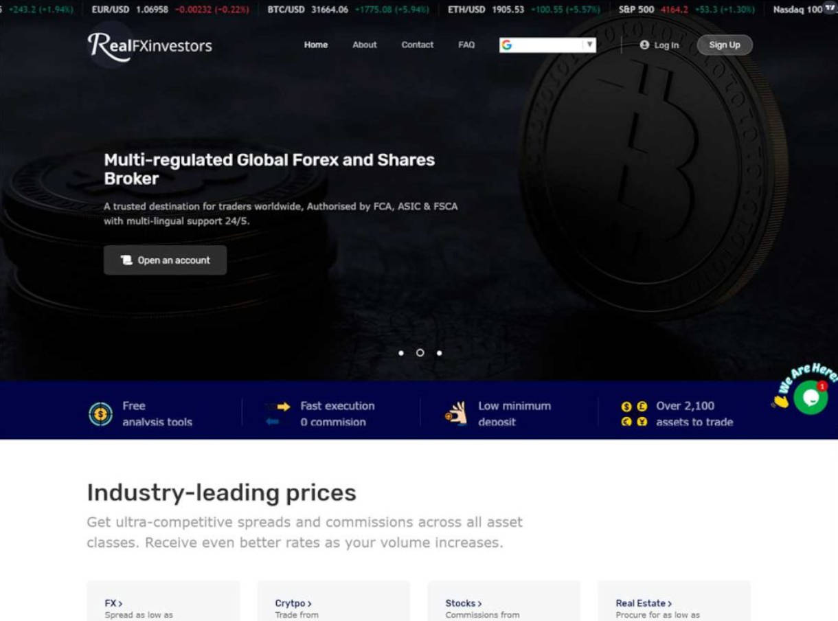 Real FX Investors: opiniones y reseña 2022. ¿Es fiable? - ReviForex