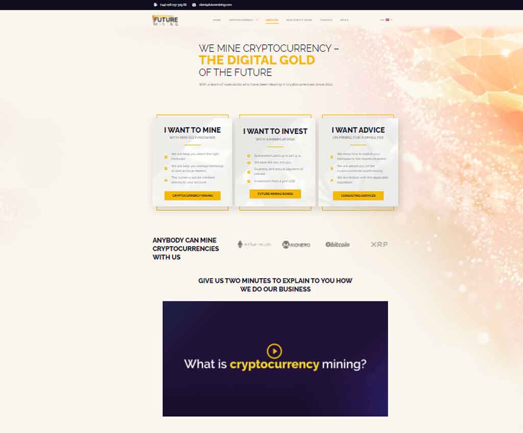 Future Mining: opiniones y reseña 2022. ¿Es fiable? - ReviForex