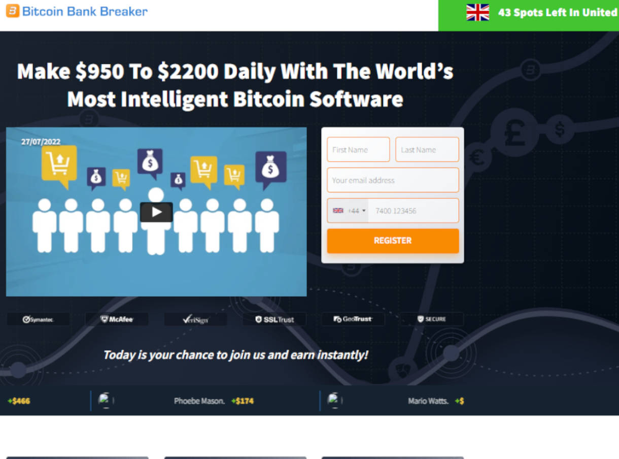 Bitcoin Bank Breaker: opiniones y reseña 2022. ¿Es fiable? - ReviForex