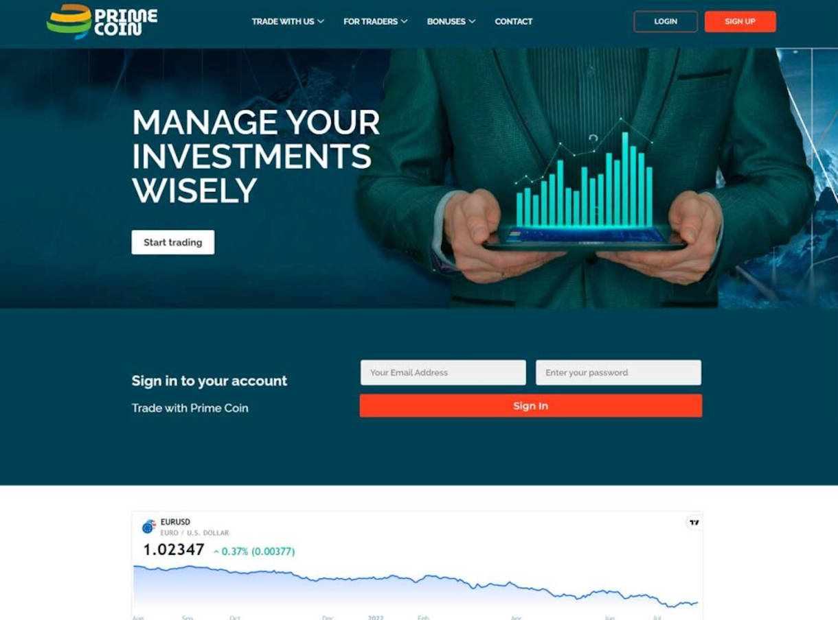 Prime Coin: opiniones y reseña 2022. ¿Es fiable? - ReviForex