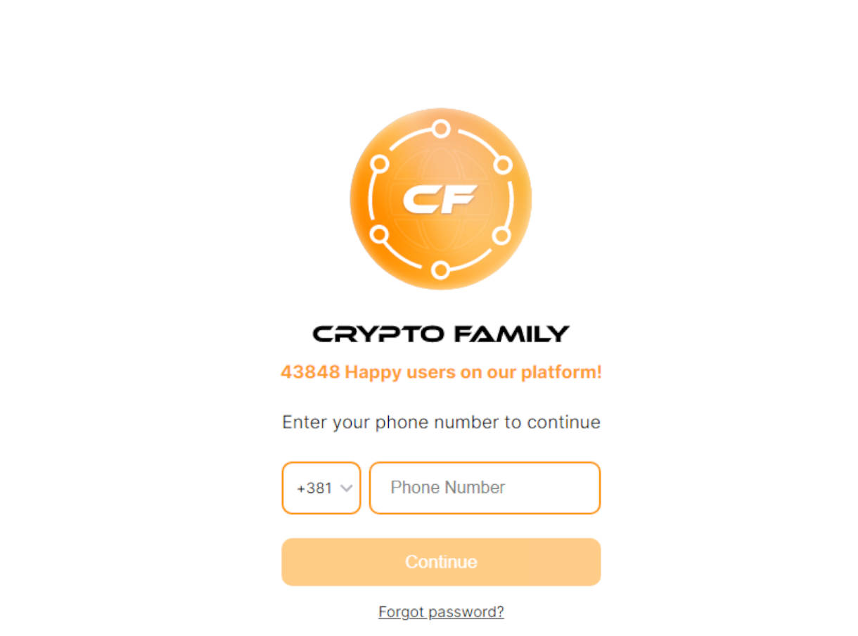 Crypto Family: opiniones y reseña 2022. ¿Es fiable? - ReviForex