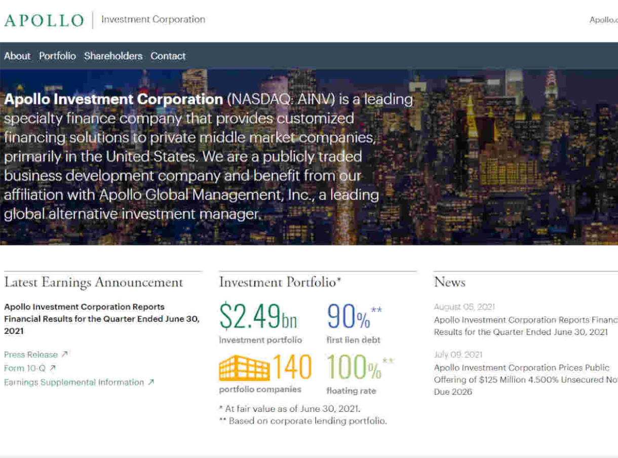 Apollo Investment Corporation: opiniones y reseña 2022. ¿Es fiable ...