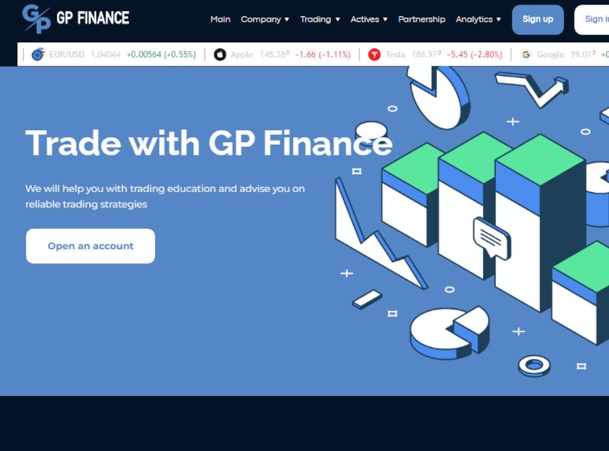 GP Finance: opiniones y reseña 2022. ¿Es fiable? - ReviForex