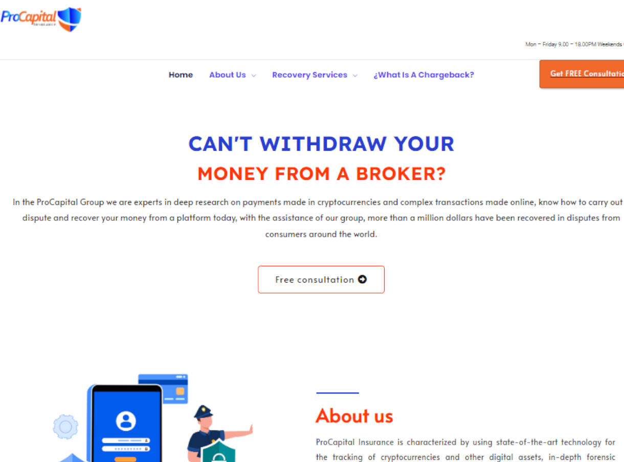 ProCapital Insurance: opiniones y reseña 2022. ¿Es fiable? - ReviForex