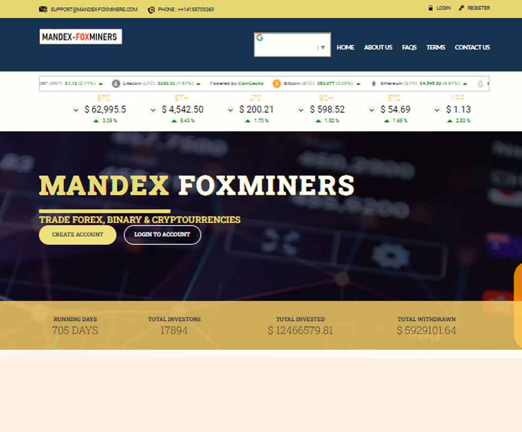mandex-foxminers: opiniones y reseña 2022. ¿Es fiable? - ReviForex