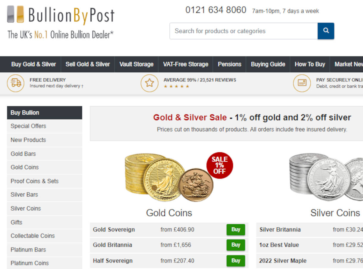 BullionByPost: opiniones y reseña 2022. ¿Es fiable? - ReviForex
